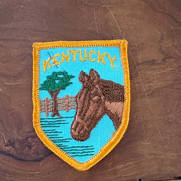 Design | Vintage Kentucky Horse Embroidered Patch | Poshmark